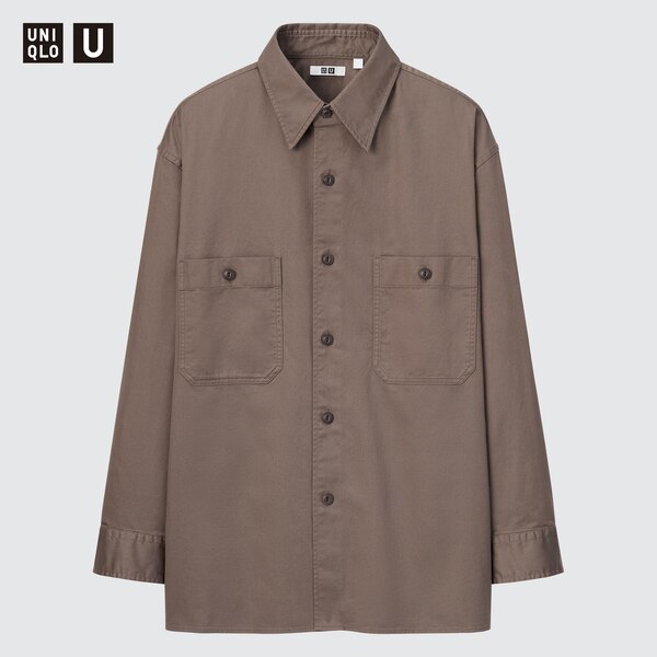 U Oversized Work Long-Sleeve Shirt | UNIQLO US
