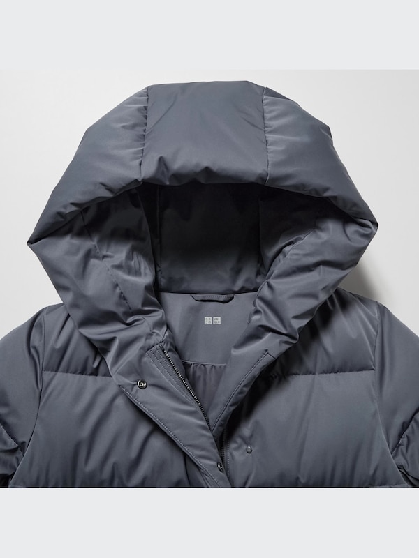 Women's POWDER FEEL DOWN HALF COAT | UNIQLO CA