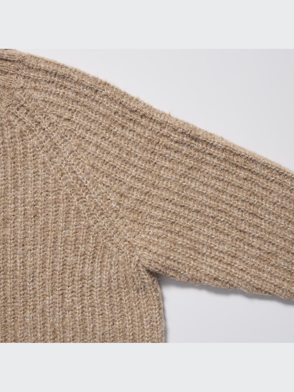 Women's LOW GAUGE MOCK NECK SWEATER | UNIQLO CA