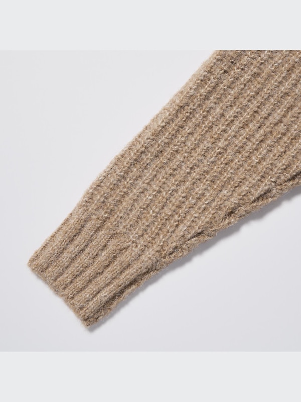 Women's LOW GAUGE MOCK NECK SWEATER | UNIQLO CA