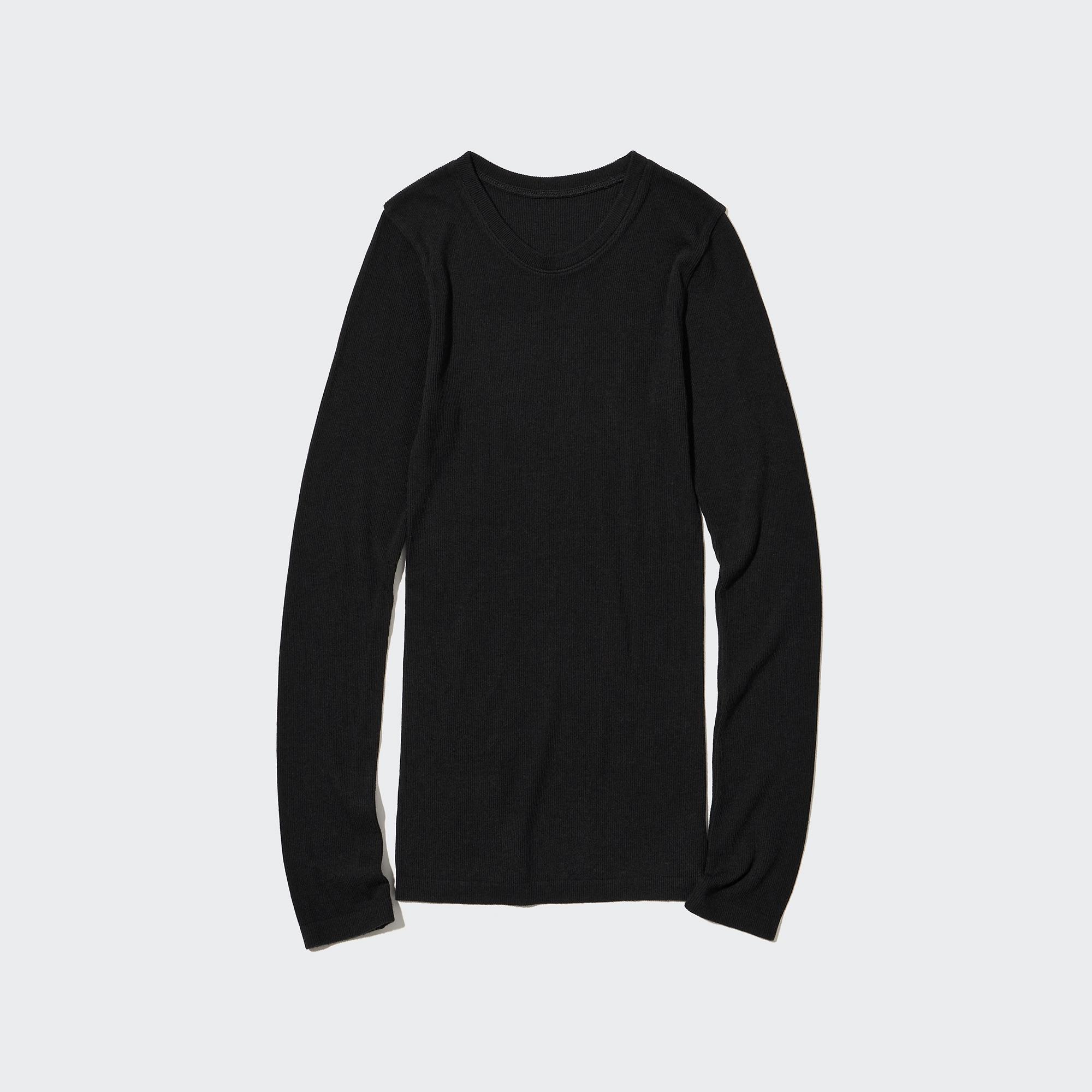 UNIQLO HEATTECH Ultra Warm Crew Neck Long-Sleeve T-Shirt | StyleHint