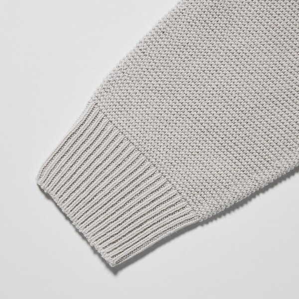 3D Knit Crew Neck Long-Sleeve Sweater | UNIQLO US