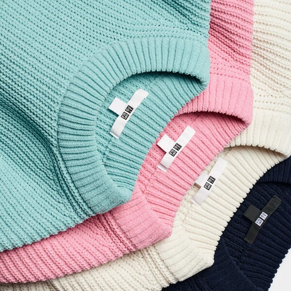 Washable Soft Knit Crew Neck Long-Sleeve Sweater | UNIQLO US