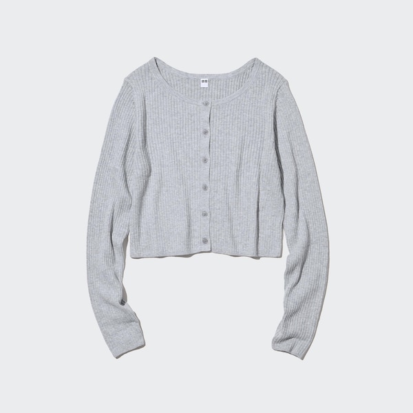 UV Protection Crew Neck Cropped Cardigan | UNIQLO US