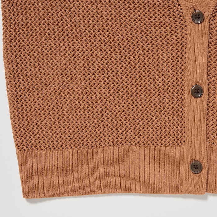 Mesh Long-Sleeve Short Cardigan | UNIQLO US