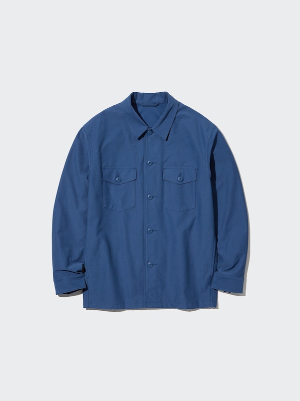 Men's Jersey Overshirt Jacket | UNIQLO IT