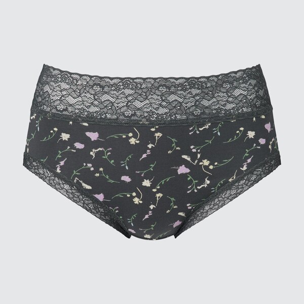 Flower Print High-Rise Briefs | UNIQLO US