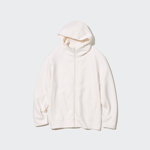 Stretch Dry Sweat Long-Sleeve Full-Zip Hoodie | UNIQLO US