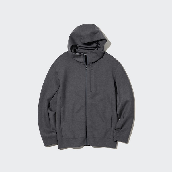 Stretch Dry Sweat Long-Sleeve Full-Zip Hoodie | UNIQLO US