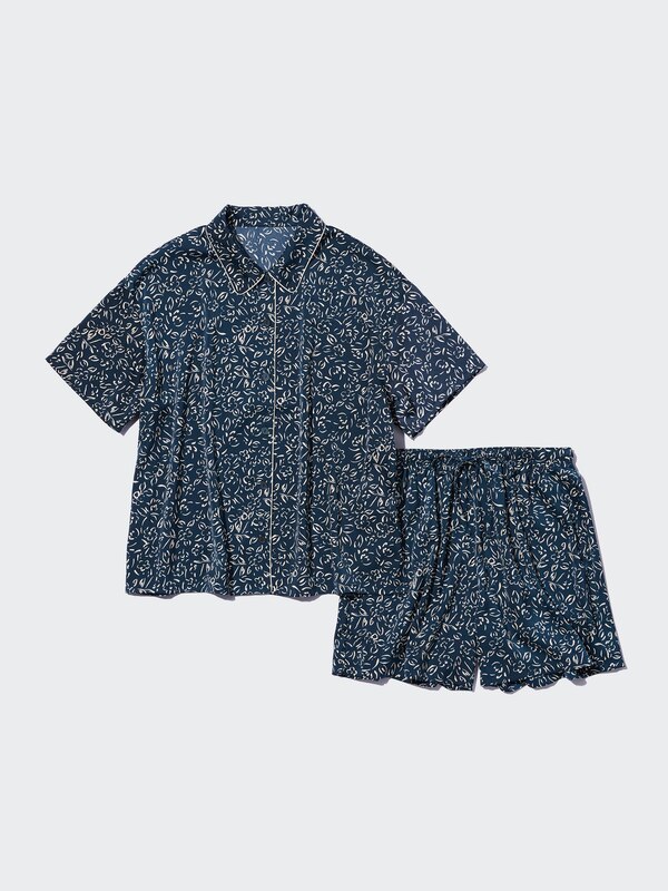 Satin Short-Sleeve Pajamas | UNIQLO US