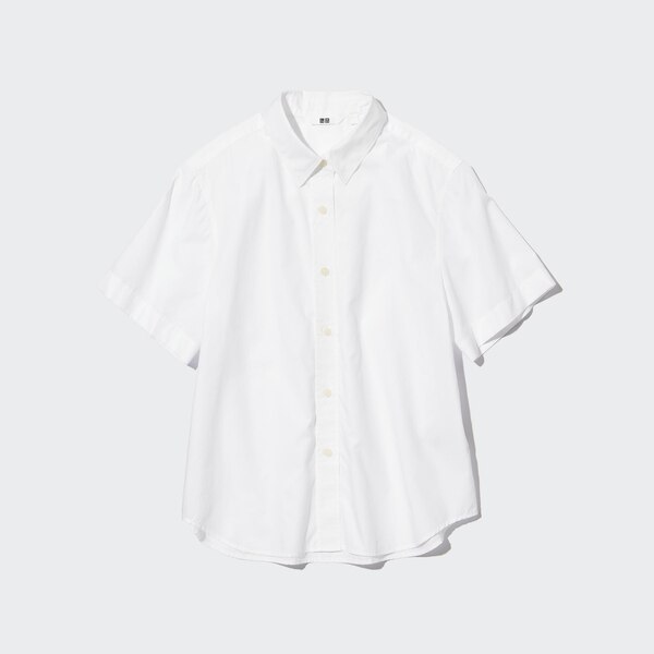Cotton Short-Sleeve Shirt | UNIQLO US