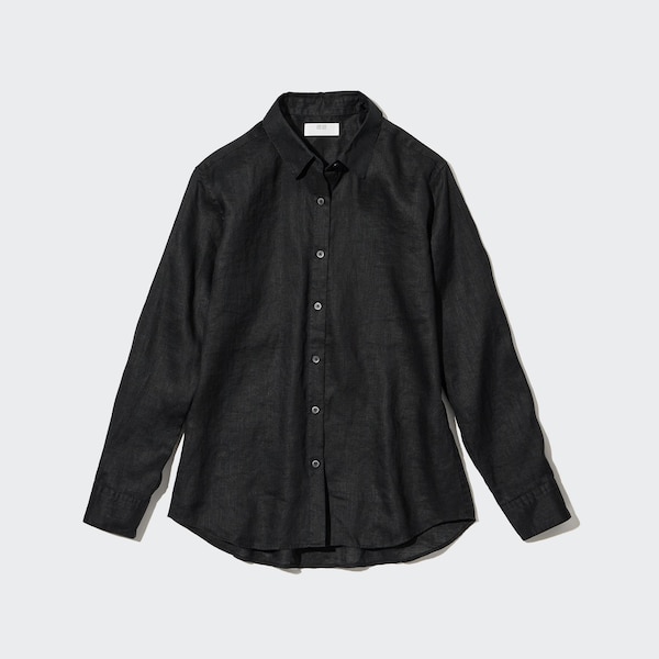 Premium Linen Long-Sleeve Shirt | UNIQLO US