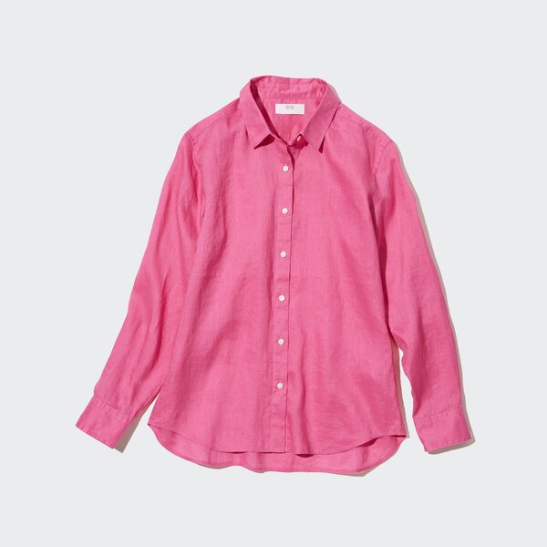Premium Linen Long-Sleeve Shirt | UNIQLO US