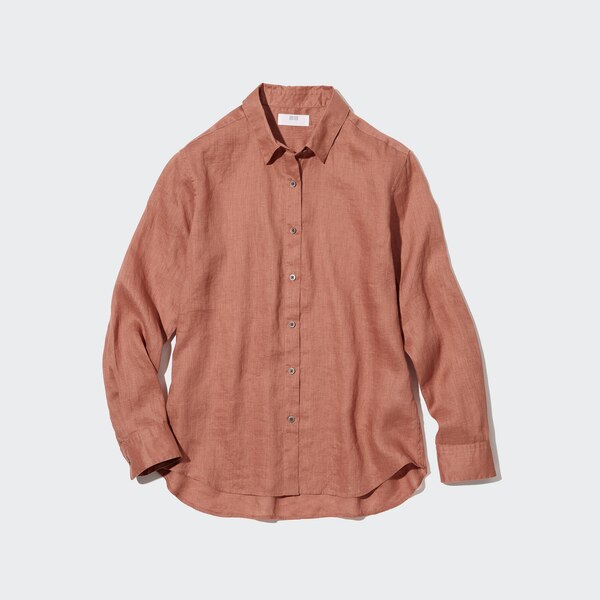 Premium Linen Long-Sleeve Shirt | UNIQLO US