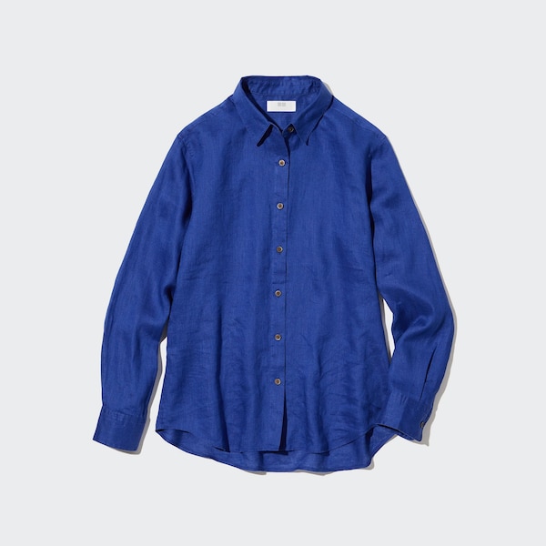 Premium Linen Long-Sleeve Shirt | UNIQLO US