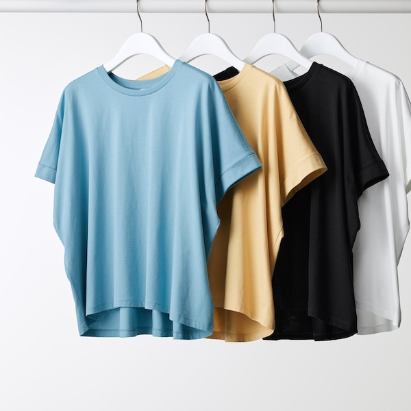 Cotton Oversized Short-Sleeve T-Shirt | UNIQLO US