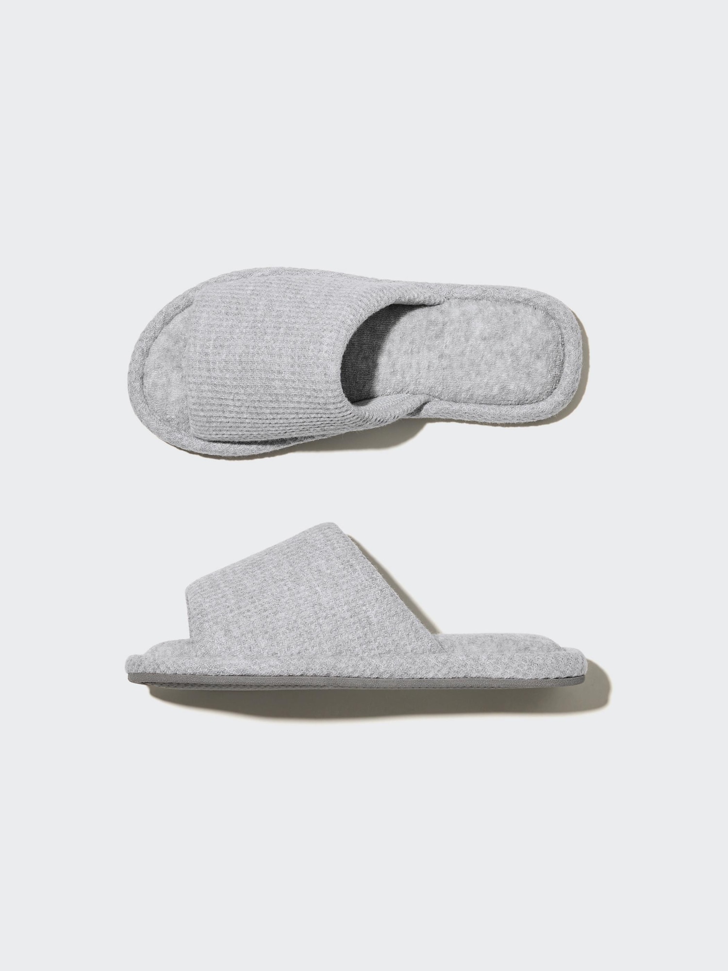 Open Toe Waffle Room Shoes (Rubber Sole) | UNIQLO US