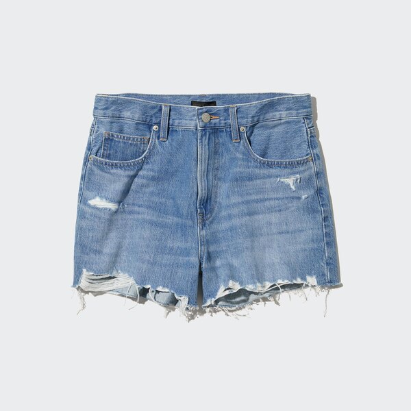 Boyfriend Denim Shorts (Damaged) | UNIQLO US