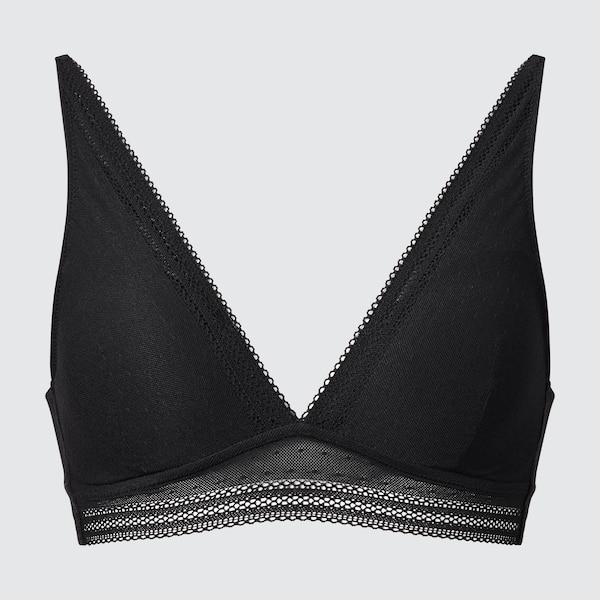 Wireless Bra (Plunging Relax, Lace) | UNIQLO US