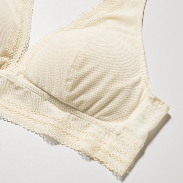 Wireless Bra (Plunging Relax, Lace) | UNIQLO US