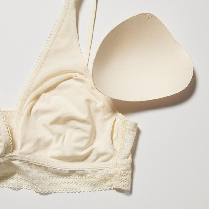 Wireless Bra (Plunging Relax, Lace) | UNIQLO US