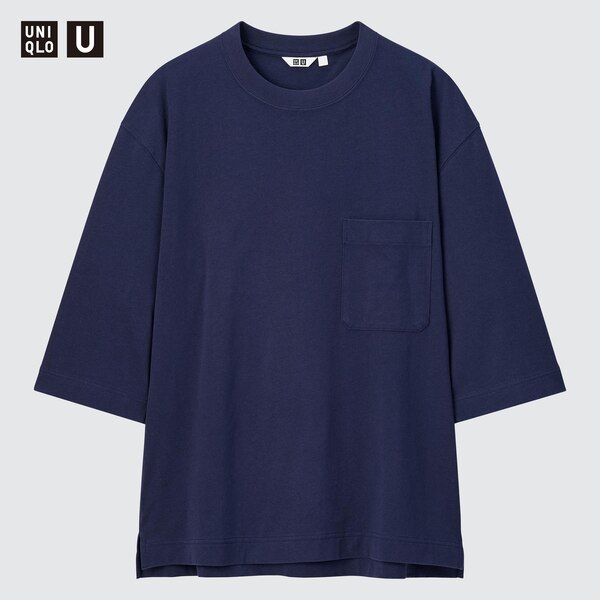 U Crew Neck 3/4 Sleeve T-Shirt | UNIQLO US