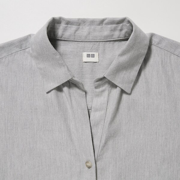 Soft Brushed Long-Sleeve Shirt | UNIQLO US