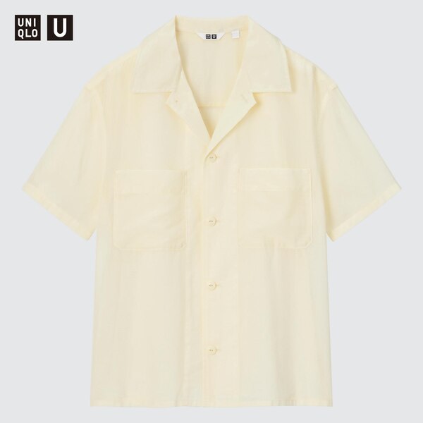 U Cotton Sheer Short-Sleeve Shirt | UNIQLO US