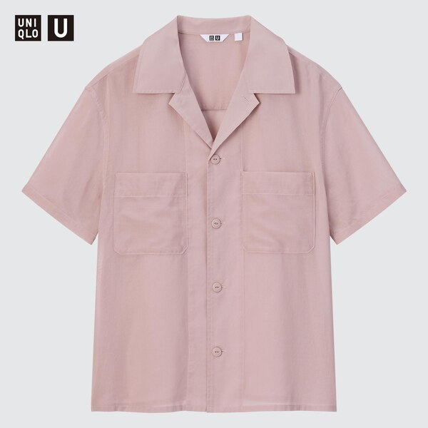 U Cotton Sheer Short-Sleeve Shirt | UNIQLO US