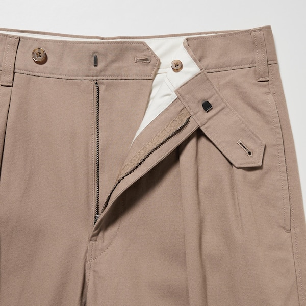 U Wide-Fit Pleated Chino Pants | UNIQLO US
