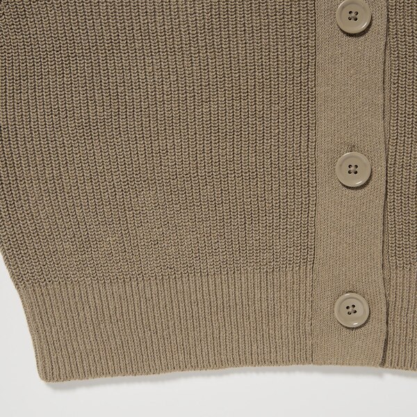 U Ribbed Long-Sleeve Cardigan | UNIQLO US