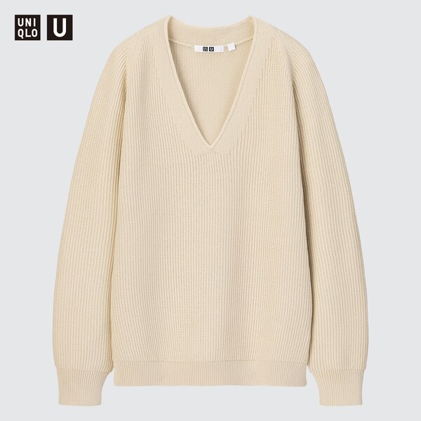 U V-Neck Long-Sleeve Sweater | UNIQLO US