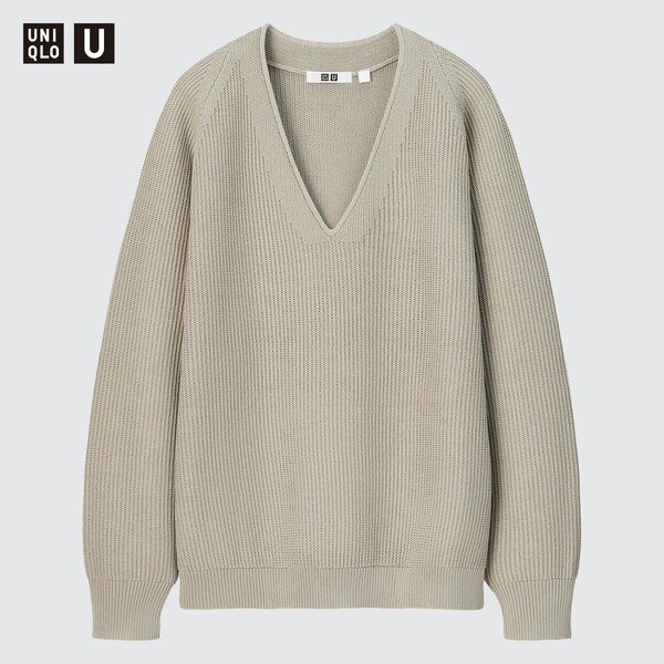 U V-Neck Long-Sleeve Sweater | UNIQLO US