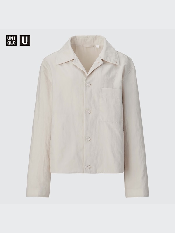 Women's UNIQLO U NYLON SHIRT JACKET | UNIQLO CA