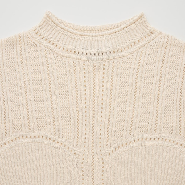 3D Knit Mesh Half-Sleeve Sweater (Mame Kurogouchi) | UNIQLO US