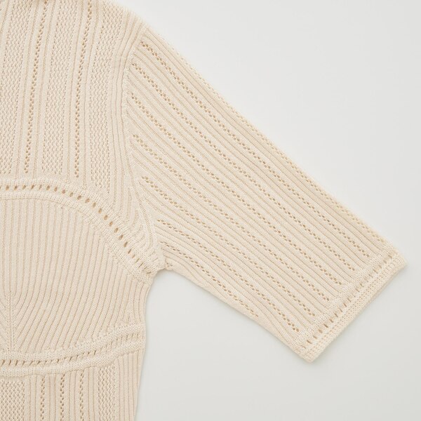 3D Knit Mesh Half-Sleeve Sweater (Mame Kurogouchi) | UNIQLO US