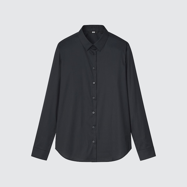 Supima Cotton Stretch Long-Sleeve Shirt | UNIQLO US