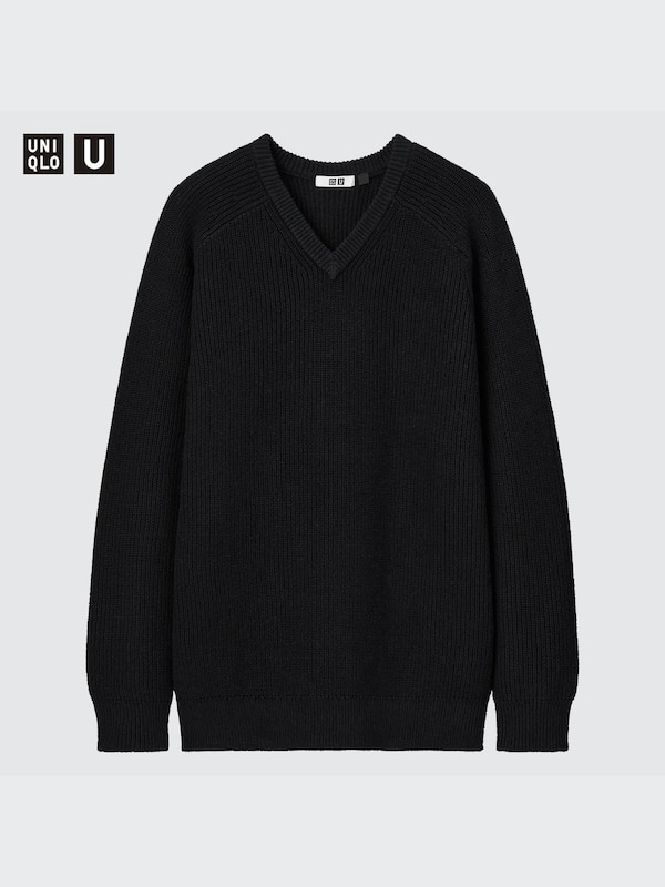 U V-Neck Long-Sleeve Sweater | UNIQLO US