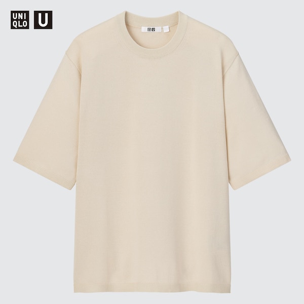 U Knitted Crew Neck T-Shirt | UNIQLO US