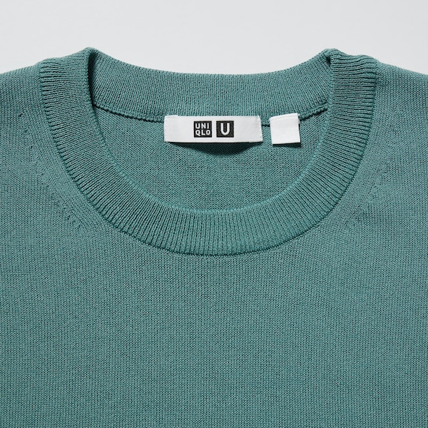 U Knitted Crew Neck T-Shirt | UNIQLO US