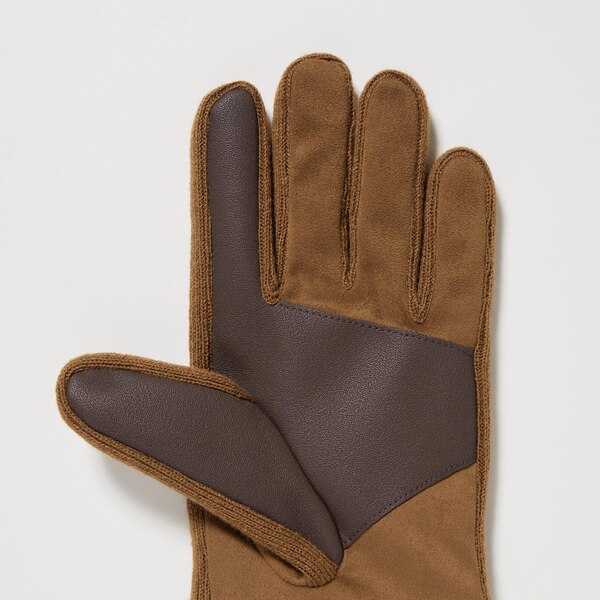 HEATTECH Lined Faux Suede Gloves | UNIQLO US