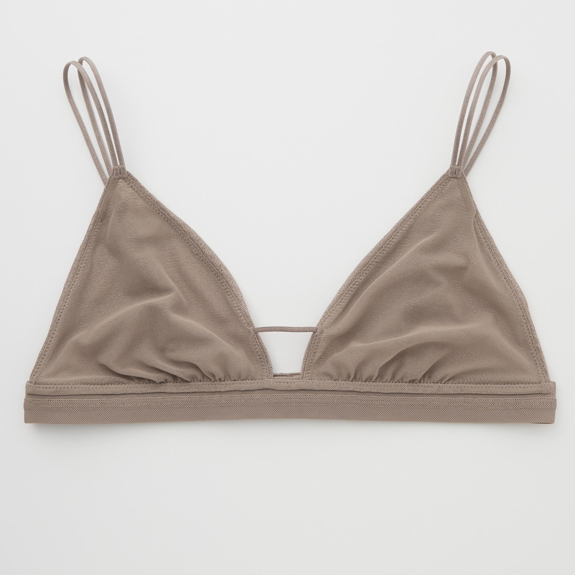 Mesh Wireless Triangle Bra Uniqlo Uk