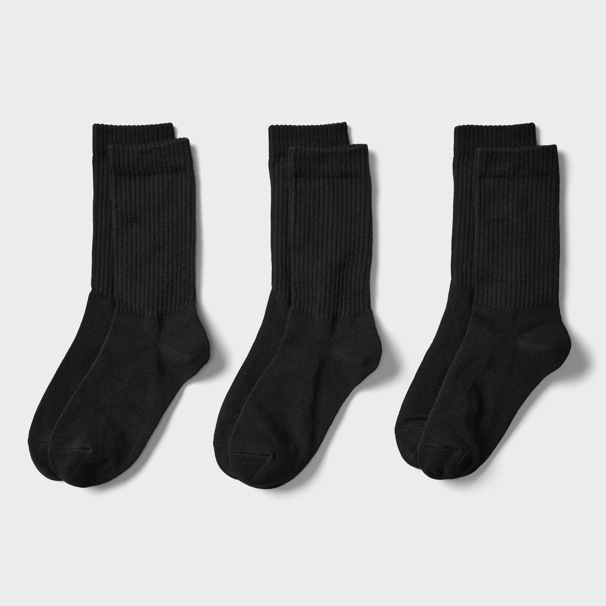 Ribbed Socks (3 Pairs) | UNIQLO US