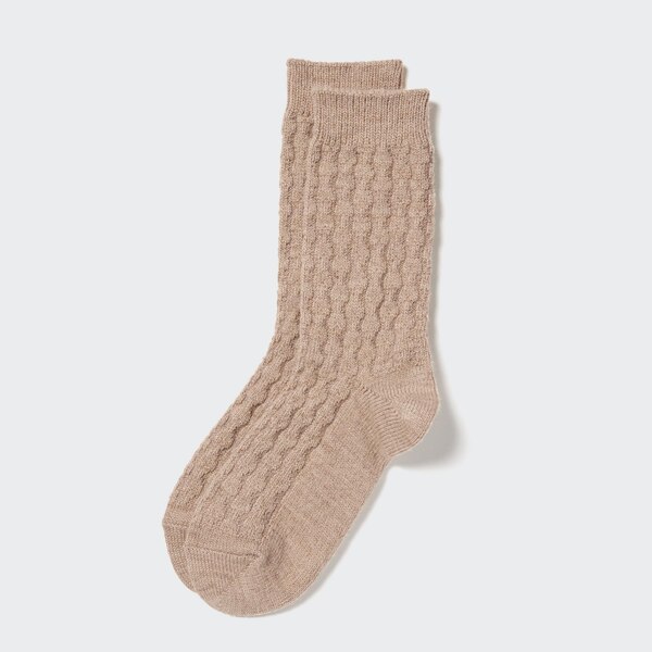 HEATTECH Cable Socks | UNIQLO US
