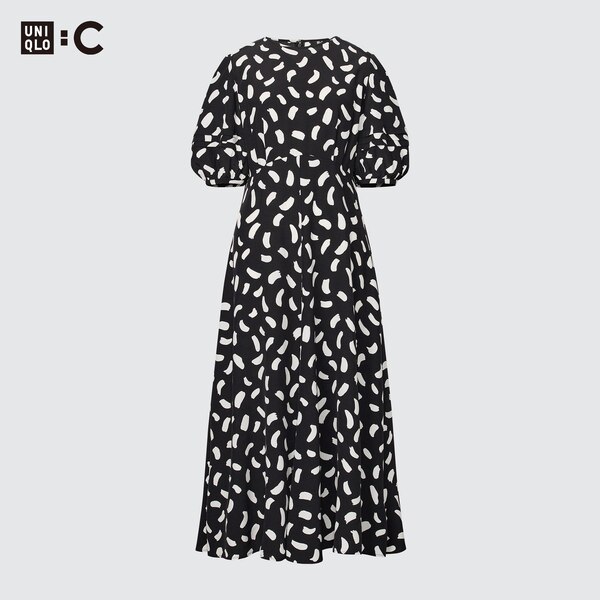 Balloon Sleeve Short-Sleeve Dress | UNIQLO US