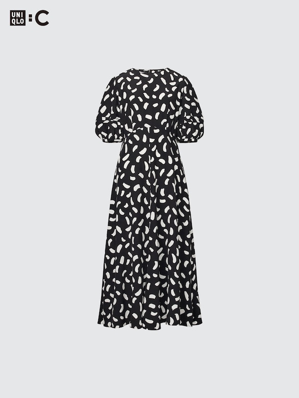 Balloon Sleeve Short-Sleeve Dress | UNIQLO US