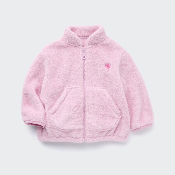 Fluffy Yarn Fleece Long-Sleeve Full-Zip Jacket (Embroidered) | UNIQLO US