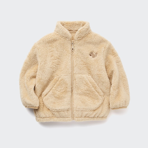 Fluffy Yarn Fleece Long-Sleeve Full-Zip Jacket (Embroidered) | UNIQLO US