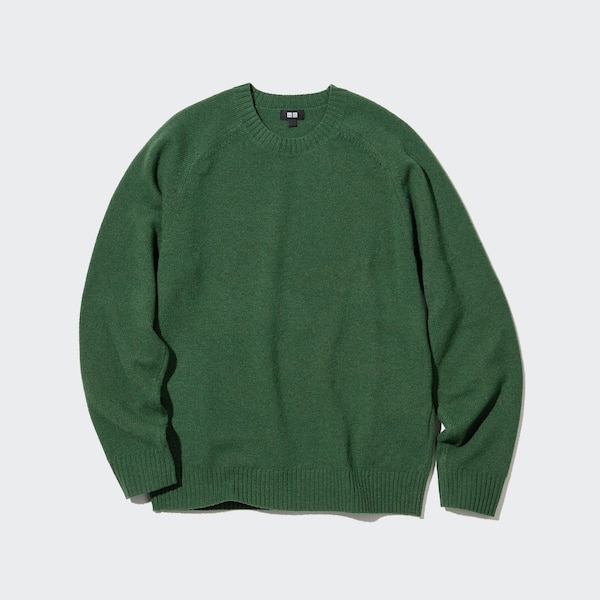 Premium Lambswool Crew Neck Sweater | UNIQLO US