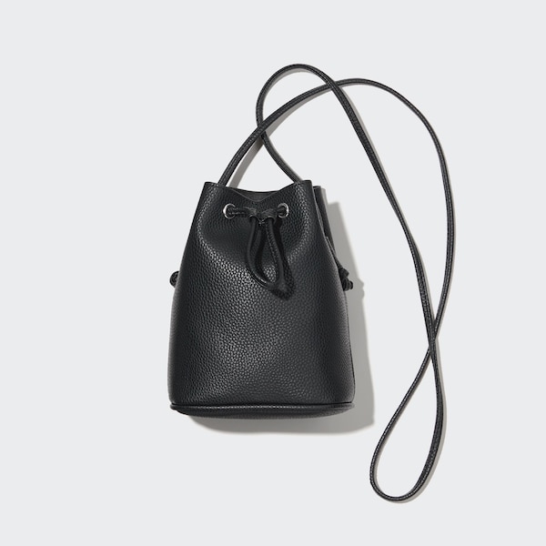 Faux-Leather Drawstring Mini Shoulder Bag | UNIQLO US